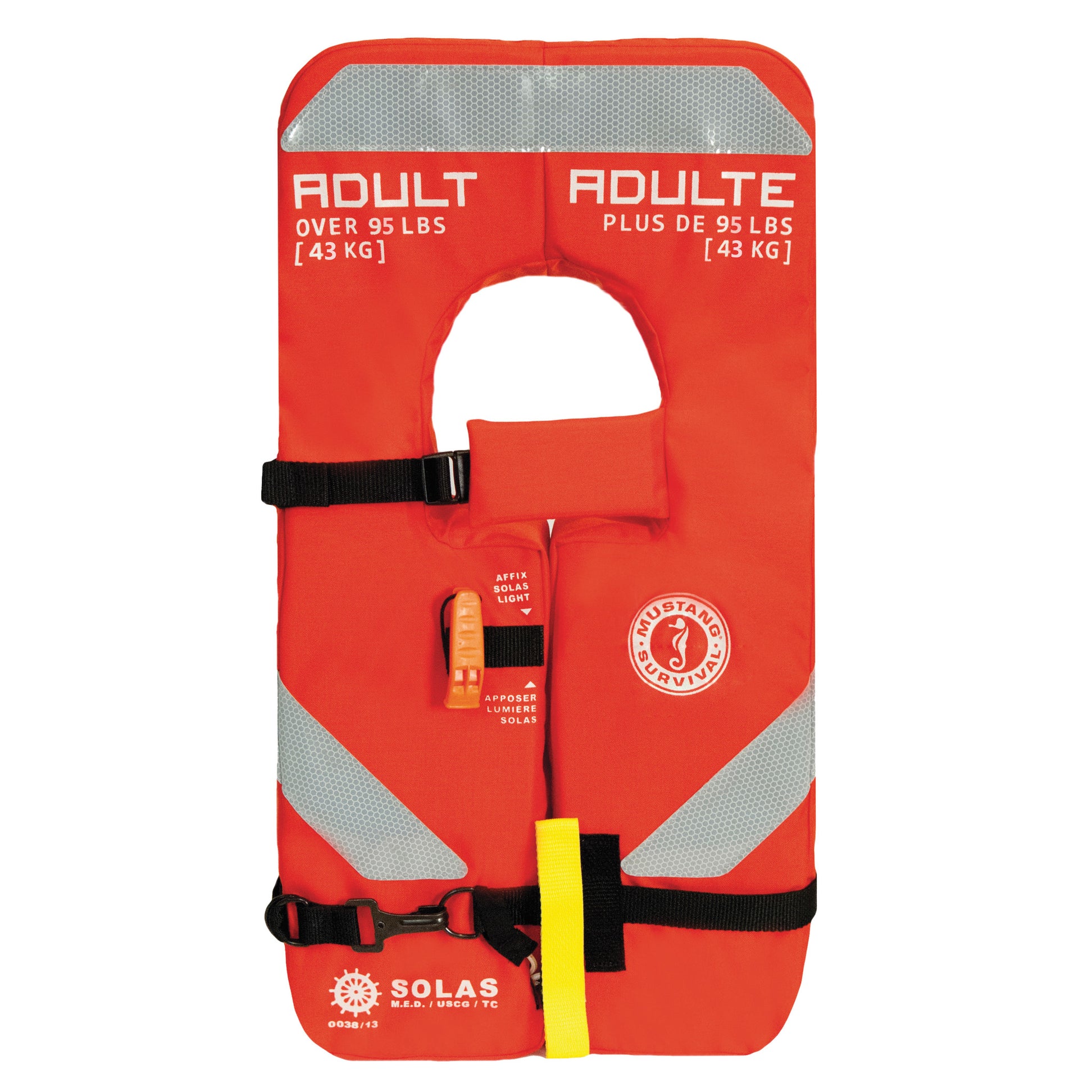 SOLAS Type 1 Adult Life Jacket for Water Rescue | Mustang Survival ...